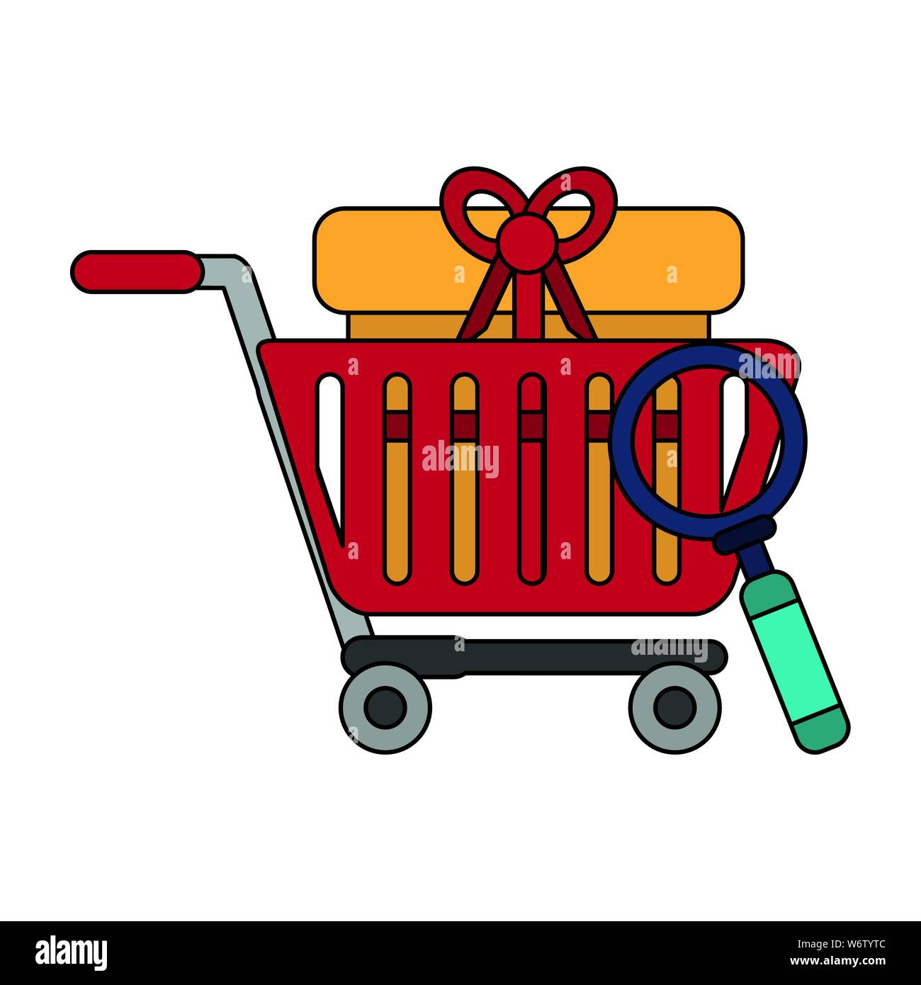 online shopping ecommerce sale cartoon Stock Vector Image & Art - Alamy