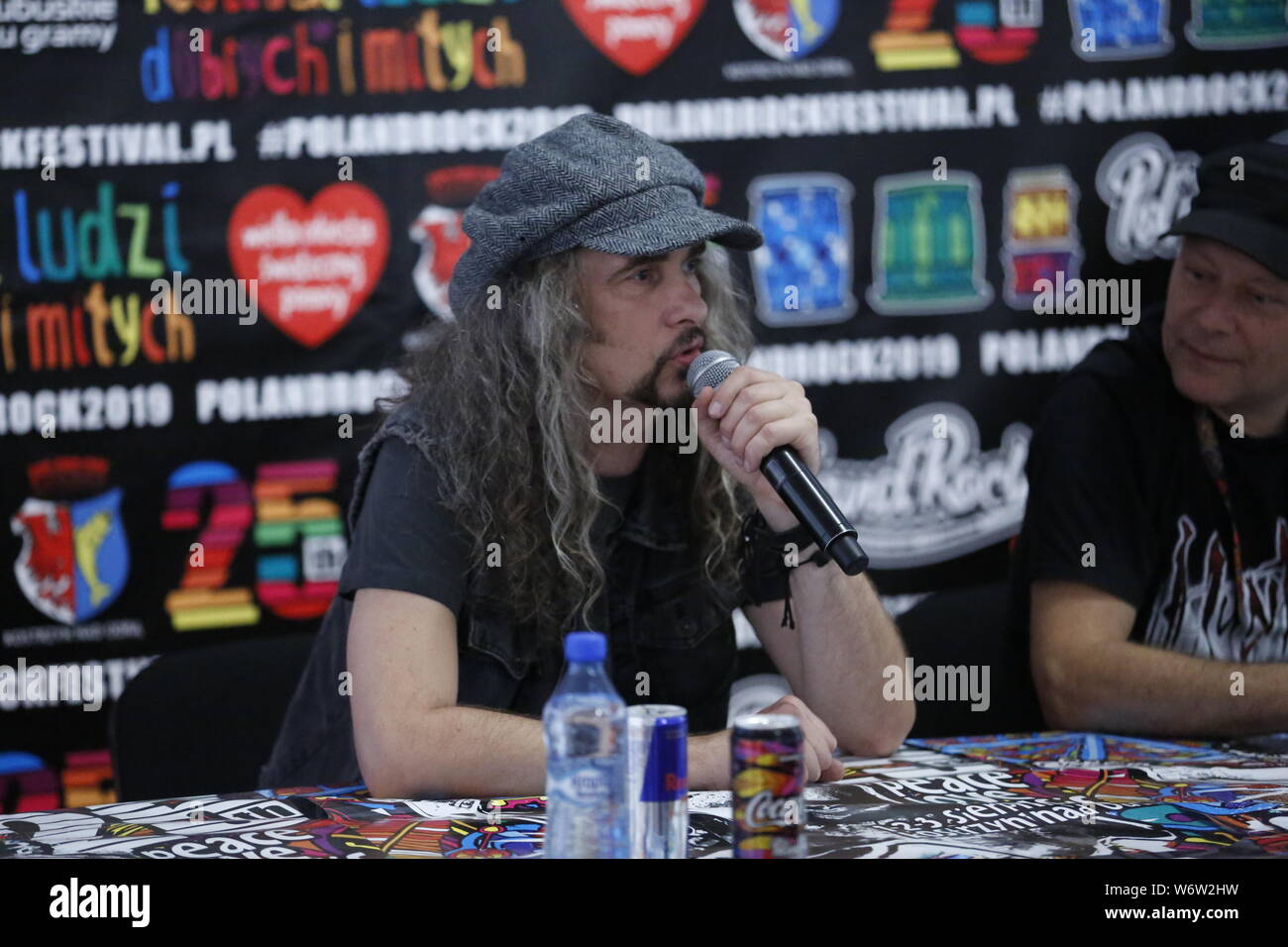 Kustrin, Poland. 02nd Aug, 2019. People celebrating at the Pol and Rock ...