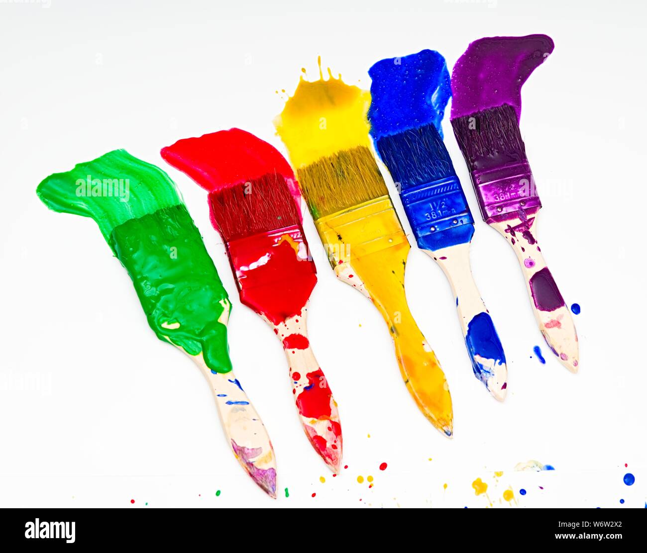 Dripping paint rainbow hi-res stock photography and images - Alamy