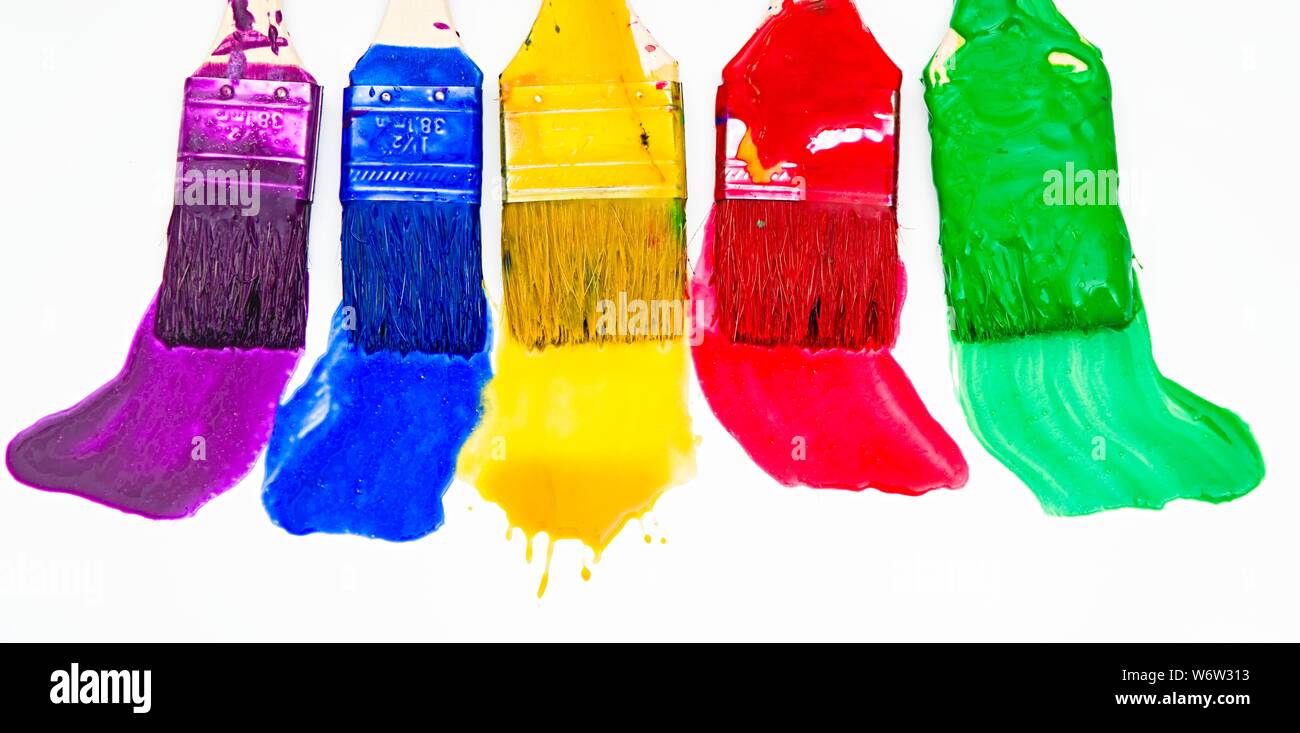 Dripping paint texture Cut Out Stock Images & Pictures - Alamy