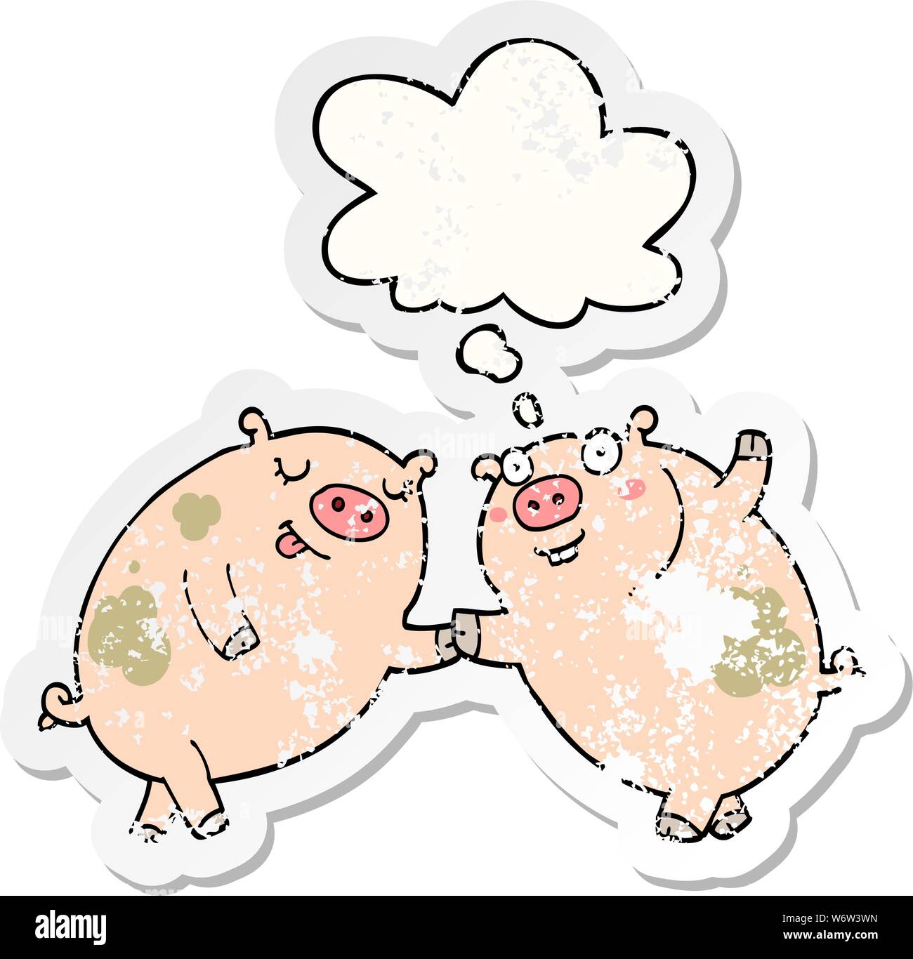 Dancing pigs Stock Vector Images - Alamy