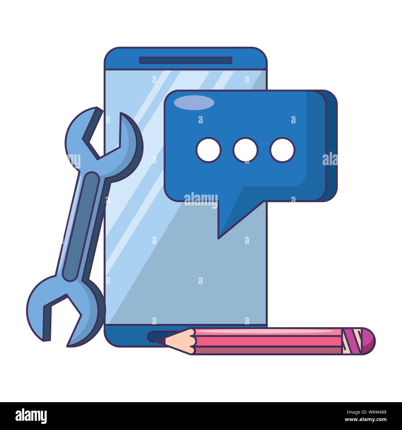 technology web digital hardware cartoon Stock Vector Image & Art - Alamy