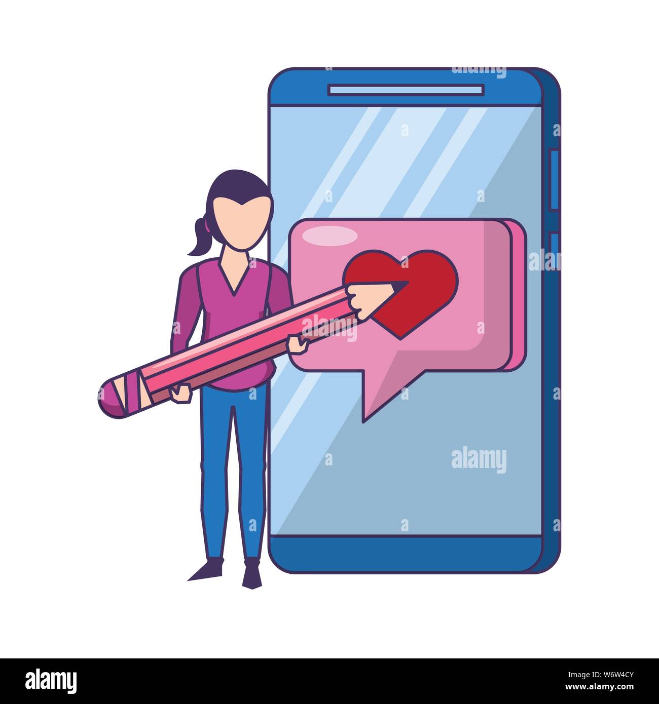 technology web digital hardware cartoon Stock Vector Image & Art - Alamy