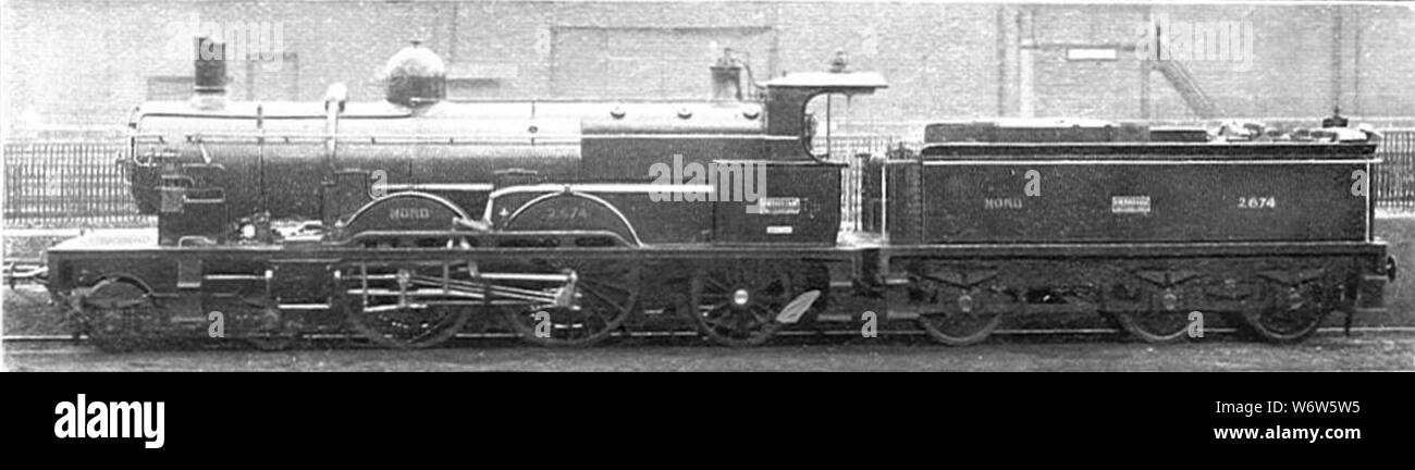 De Glehn compound locomotive 2674, Nord railway, France (Howden, Boys ...