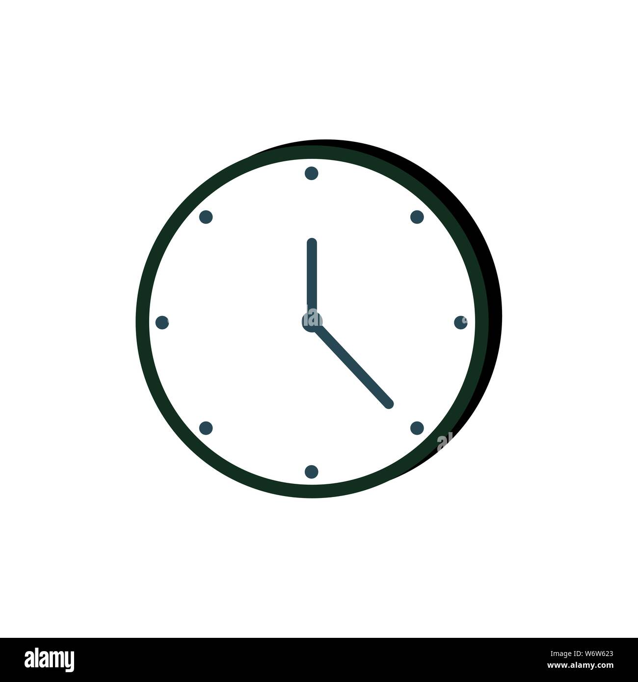 time clock watch isolated icon Stock Vector Image & Art - Alamy