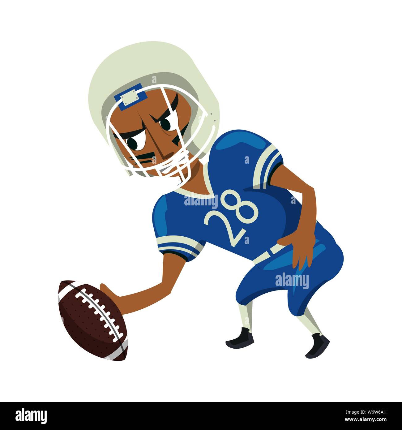 american football sport game cartoon Stock Vector Image & Art - Alamy