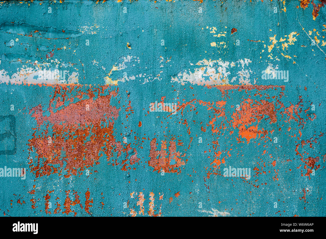 Turquoise rusty cast iron patina surface texture background Stock Photo ...