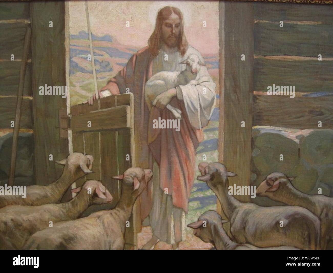 De Goede Herder door Gerard van Hove Stock Photo - Alamy