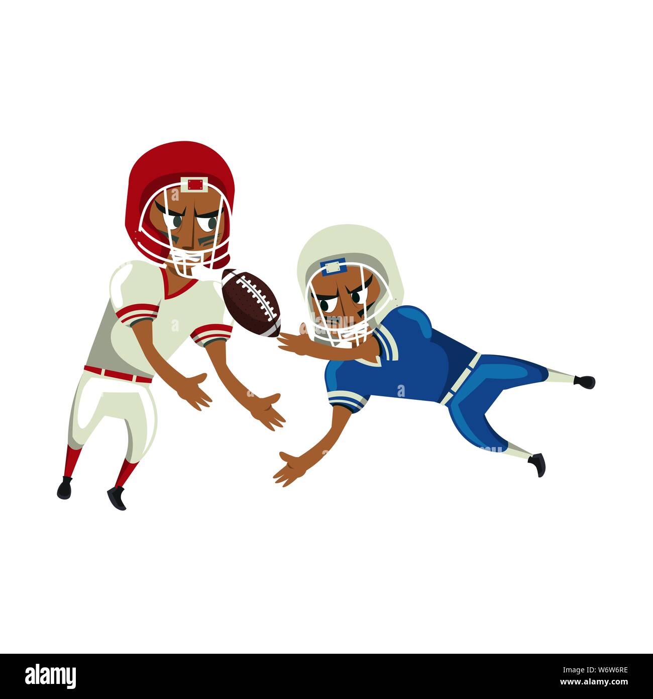american football sport game cartoon Stock Vector Image & Art - Alamy