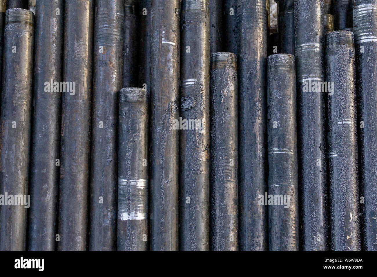 Offshore Industry oil and gas production petroleum pipeline. Downhole ...