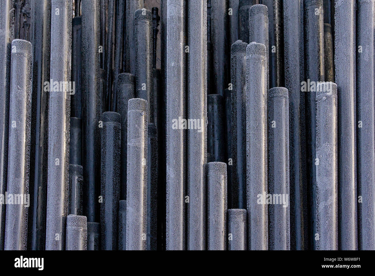 Offshore Industry oil and gas production petroleum pipeline. Downhole ...