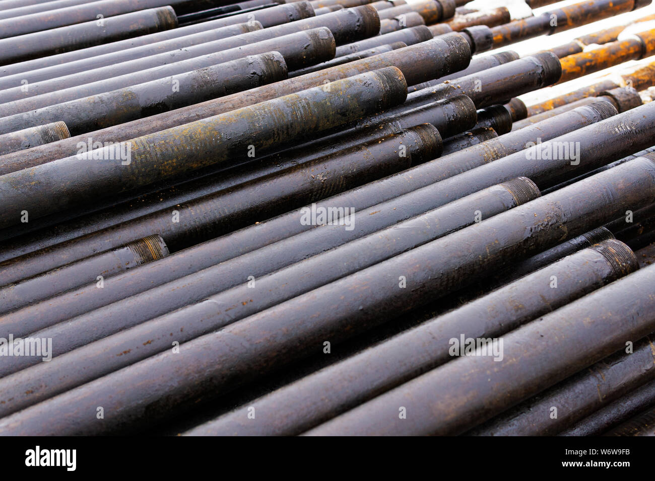 Offshore Industry oil and gas production petroleum pipeline. Downhole ...