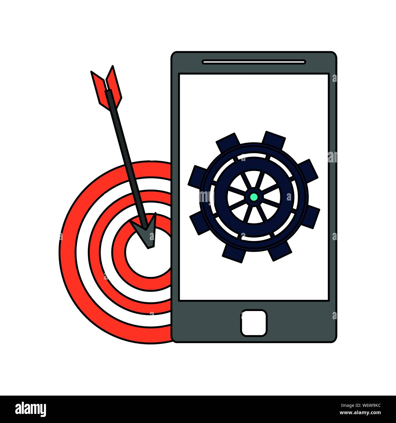 technology digital modern hardware cartoon Stock Vector Image & Art - Alamy