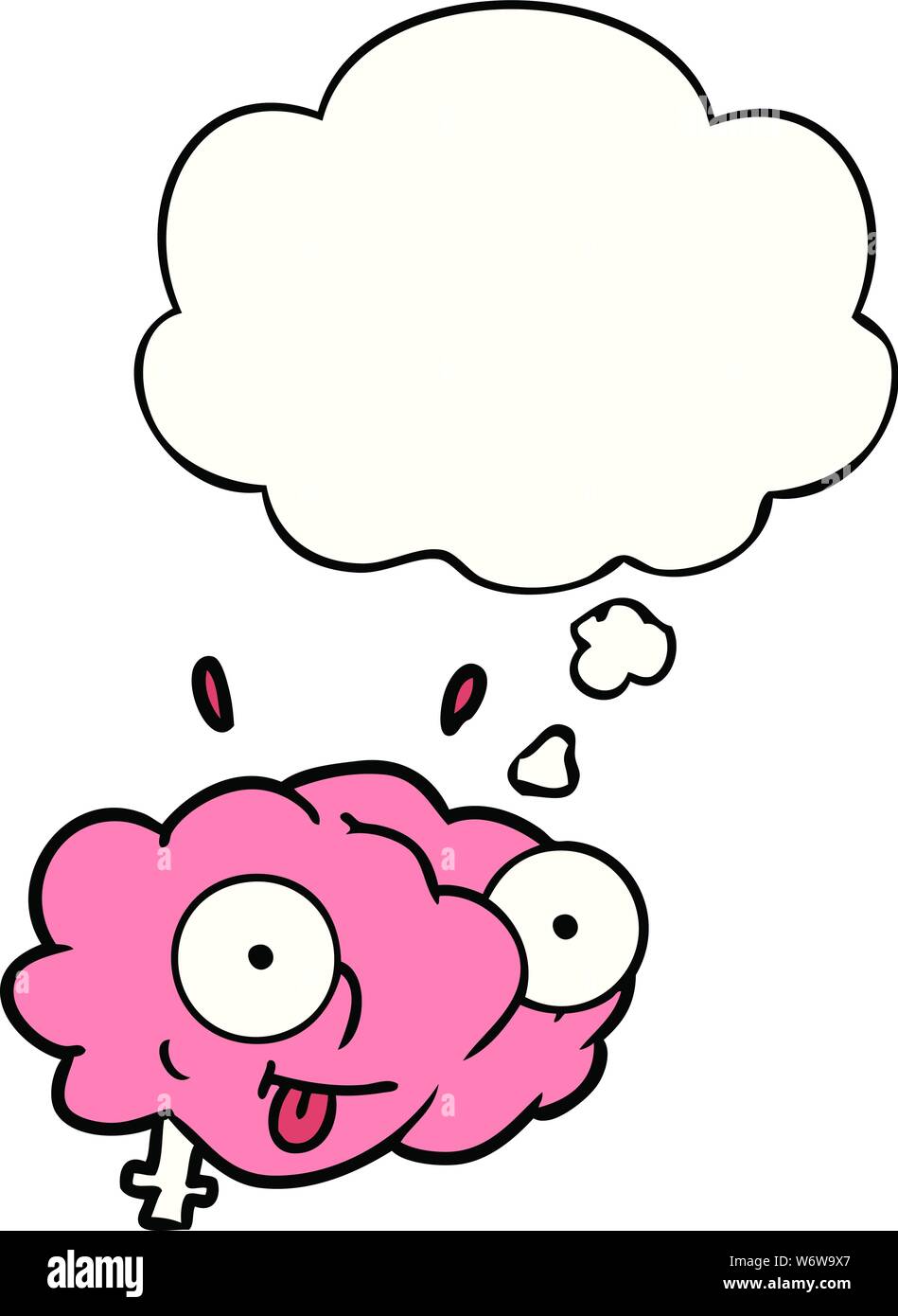 Cartoon brain thought bubble hi-res stock photography and images - Alamy