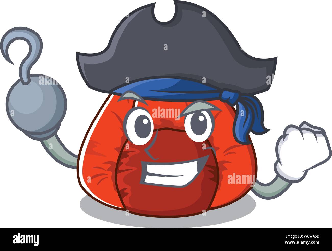 Pirate bean bag chair in cartoon shape Stock Vector Image & Art - Alamy