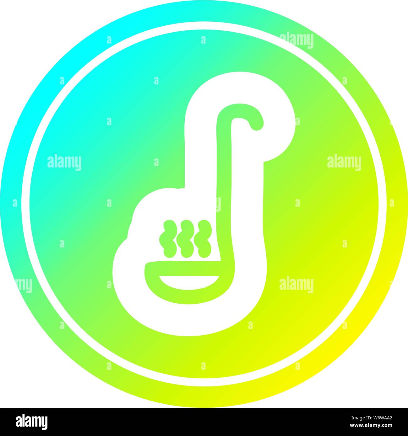 Cool soup Stock Vector Images - Alamy