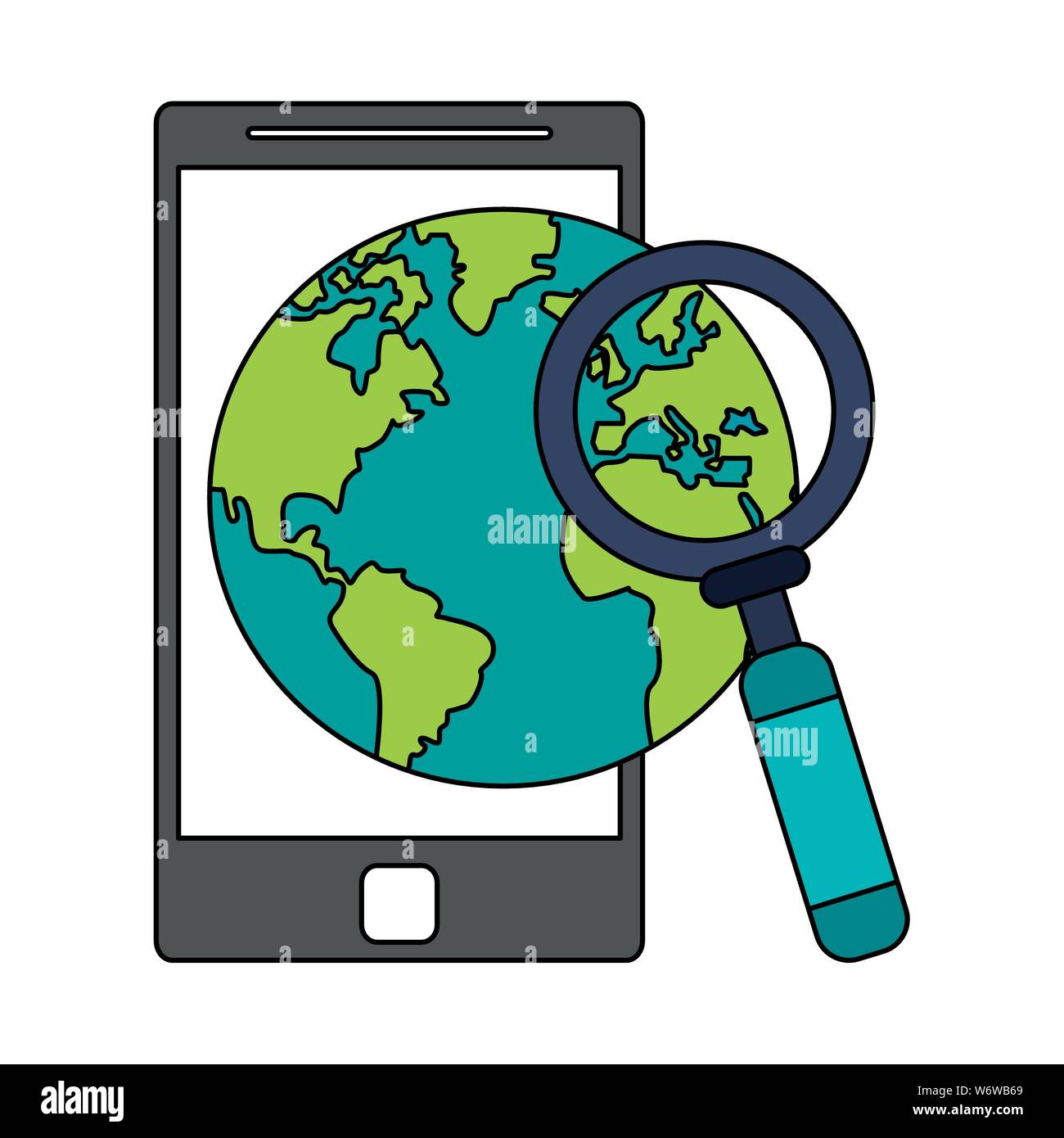 world saving ecology green cartoon Stock Vector Image & Art - Alamy