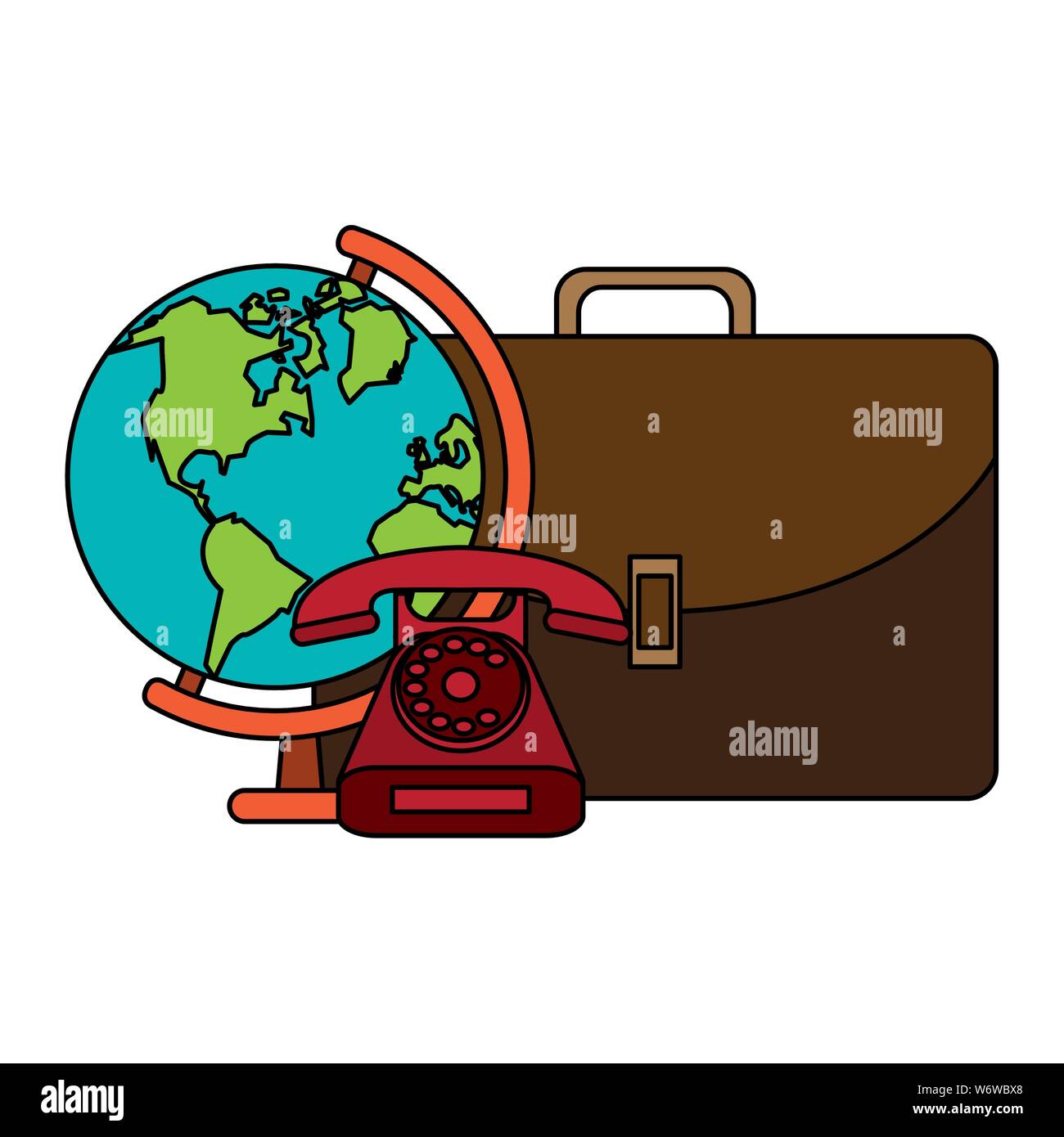 executive business office professional cartoon Stock Vector Image & Art ...