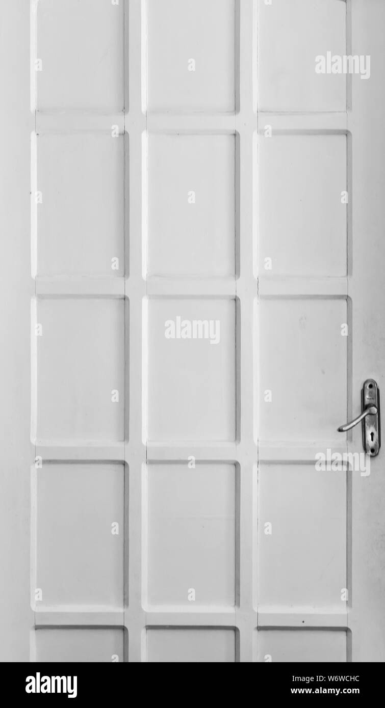 Wooden board on a white background Black and White Stock Photos ...