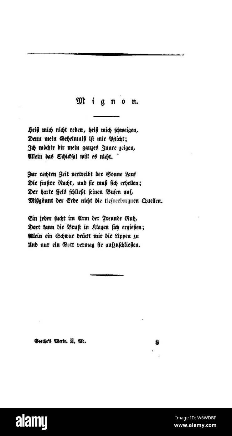 Goethe picture Cut Out Stock Images & Pictures - Alamy