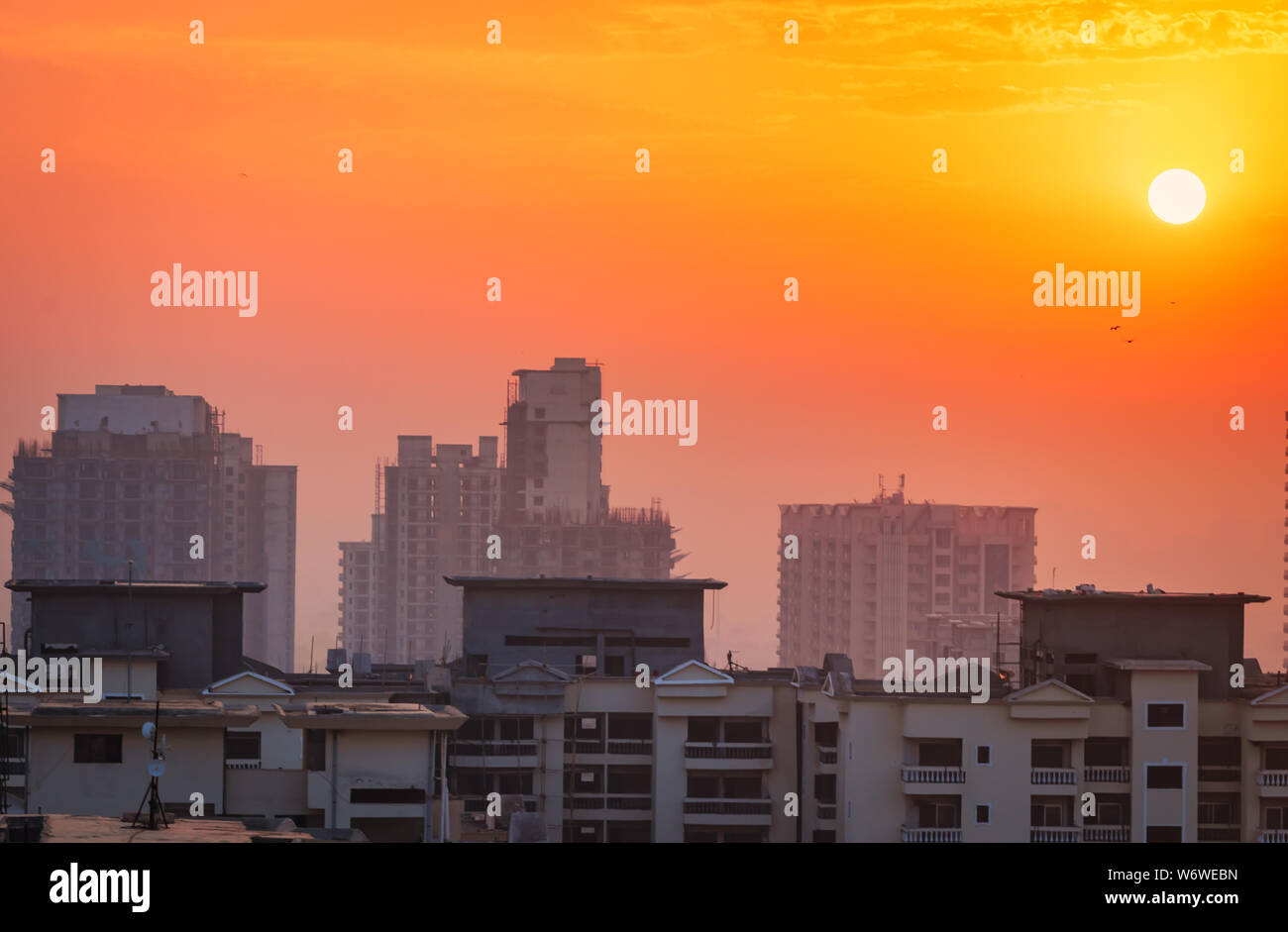 Noida skyline hi-res stock photography and images - Alamy