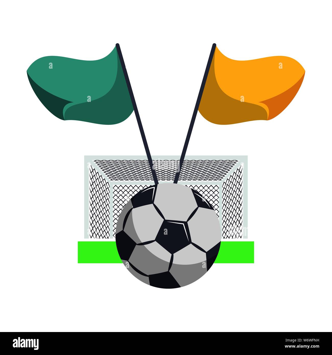 soccer football sport game cartoon Stock Vector Image & Art - Alamy