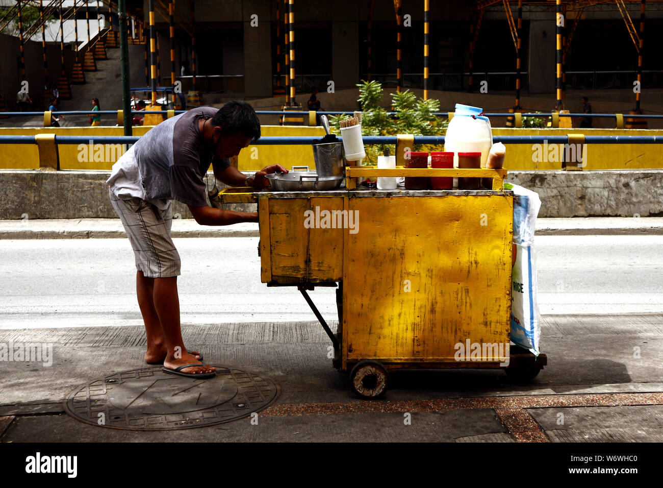 Fishball vendor hi-res stock photography and images - Alamy