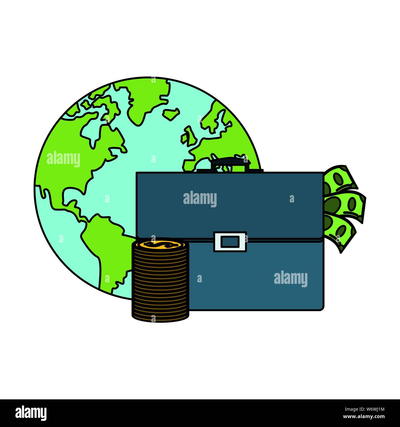 saving money finance banking cartoon Stock Vector Image & Art - Alamy