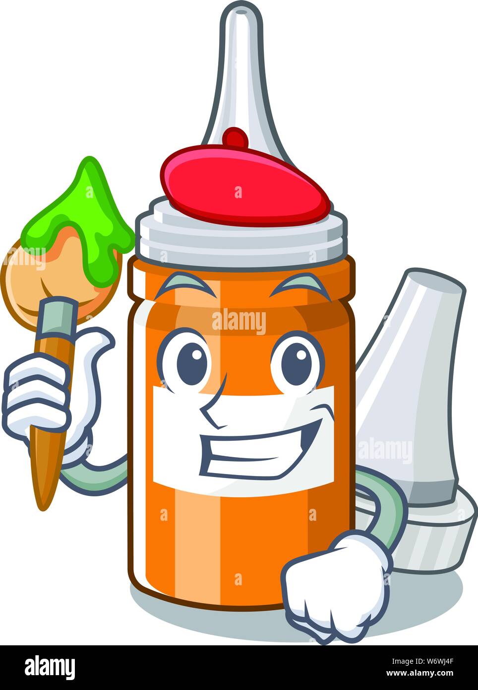 Artist ear drops isolated in the cartoon Stock Vector Image & Art - Alamy