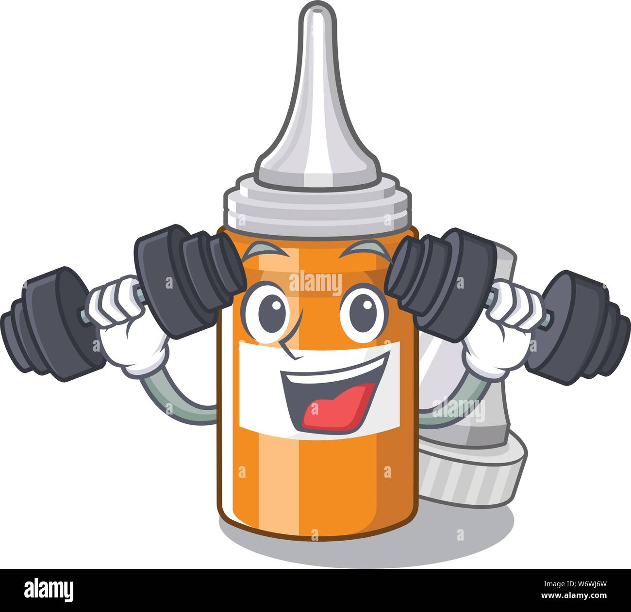 Fitness ear drops isolated in the cartoon Stock Vector Image & Art - Alamy