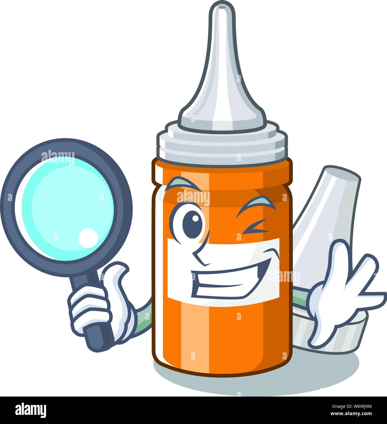 Detective ear drops in the cartoon shape Stock Vector Image & Art - Alamy