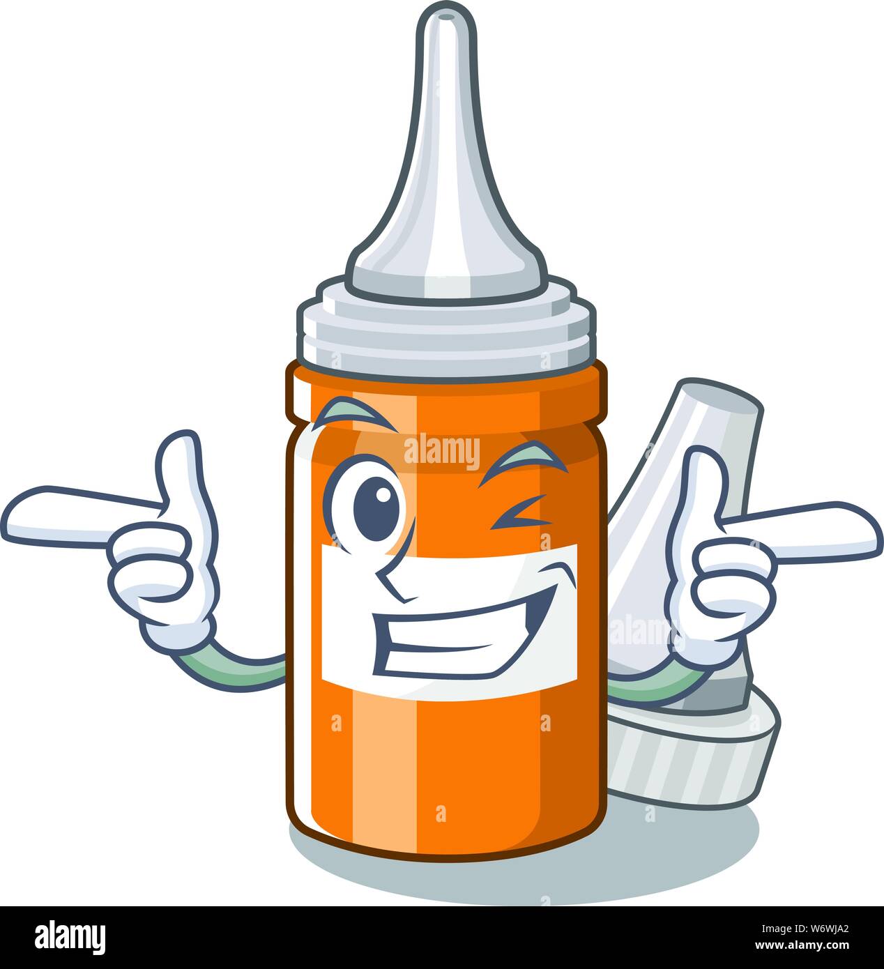 Wink ear drops in the cartoon shape Stock Vector Image & Art - Alamy