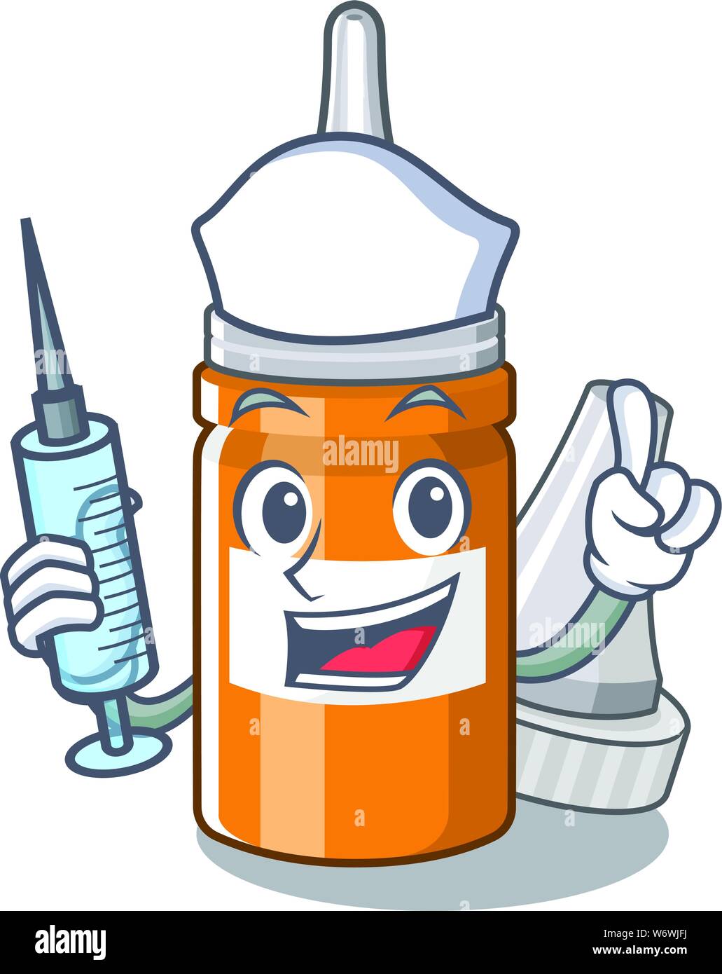 Nurse ear drops in the cartoon shape Stock Vector Image & Art - Alamy