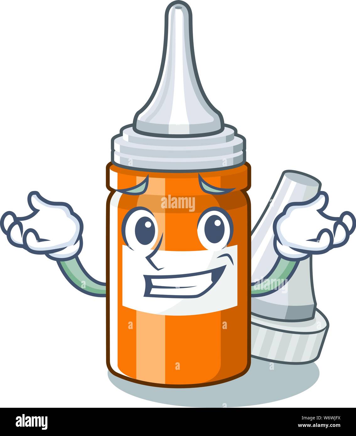 Grinning ear drops in the cartoon shape Stock Vector Image & Art - Alamy