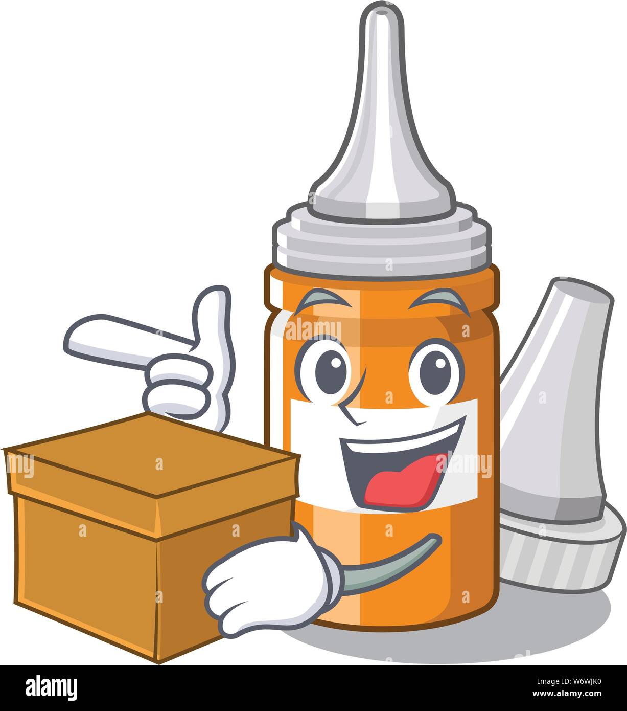 With box ear drops in the cartoon shape Stock Vector Image & Art - Alamy