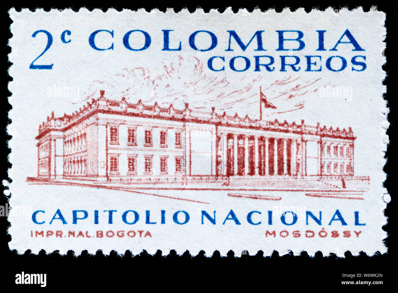 Republic of colombia stamp hi-res stock photography and images - Alamy