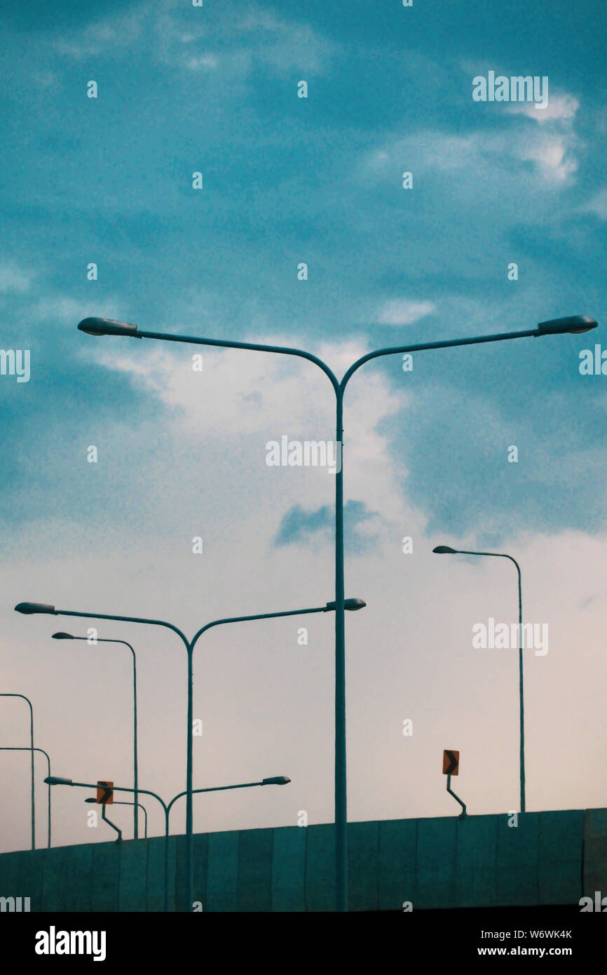 Led street lamp motorway hi-res stock photography and images - Alamy