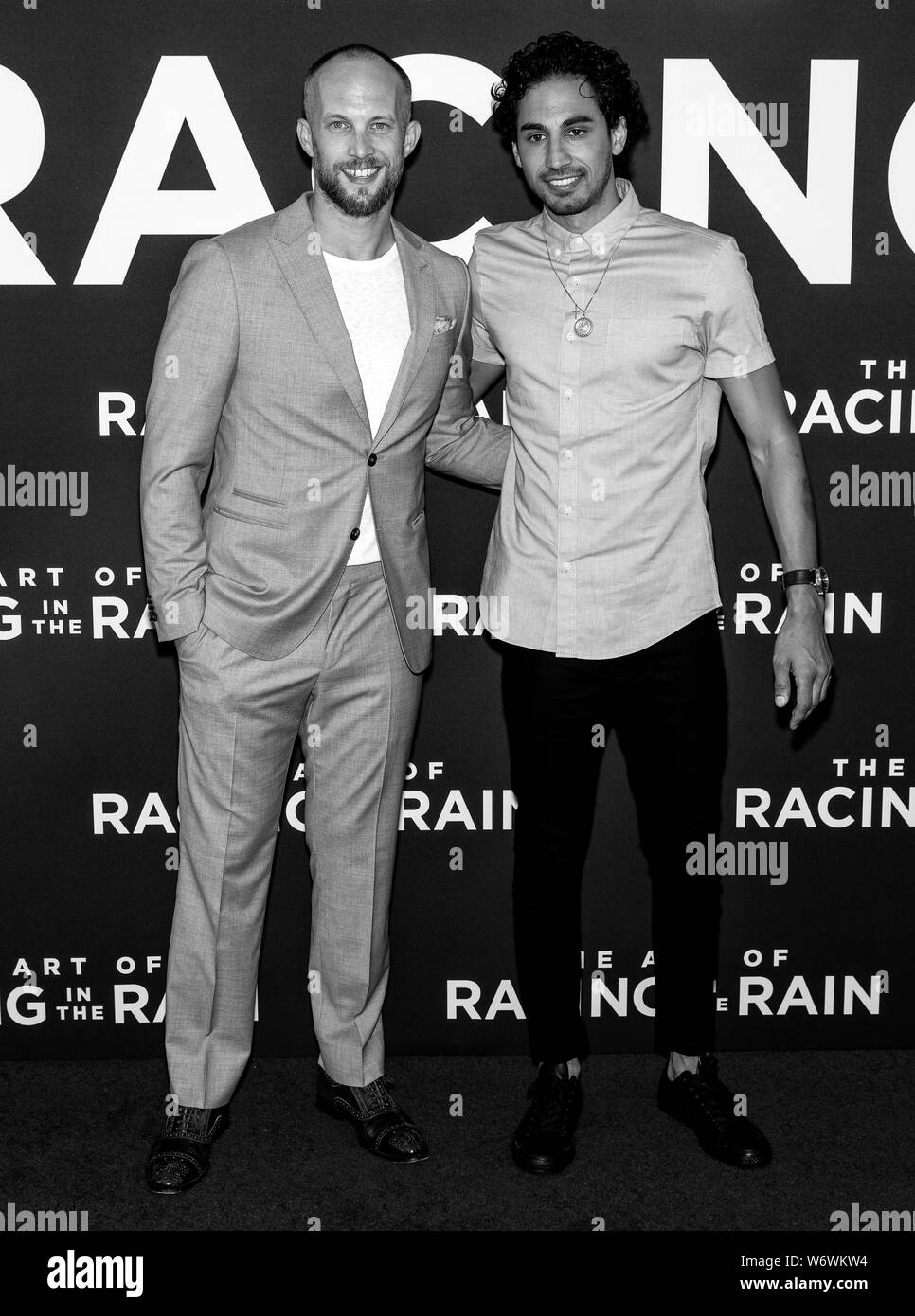 Los Angeles, CA - August 01, 2019: Ian Lake and Andres Joseph attend ...