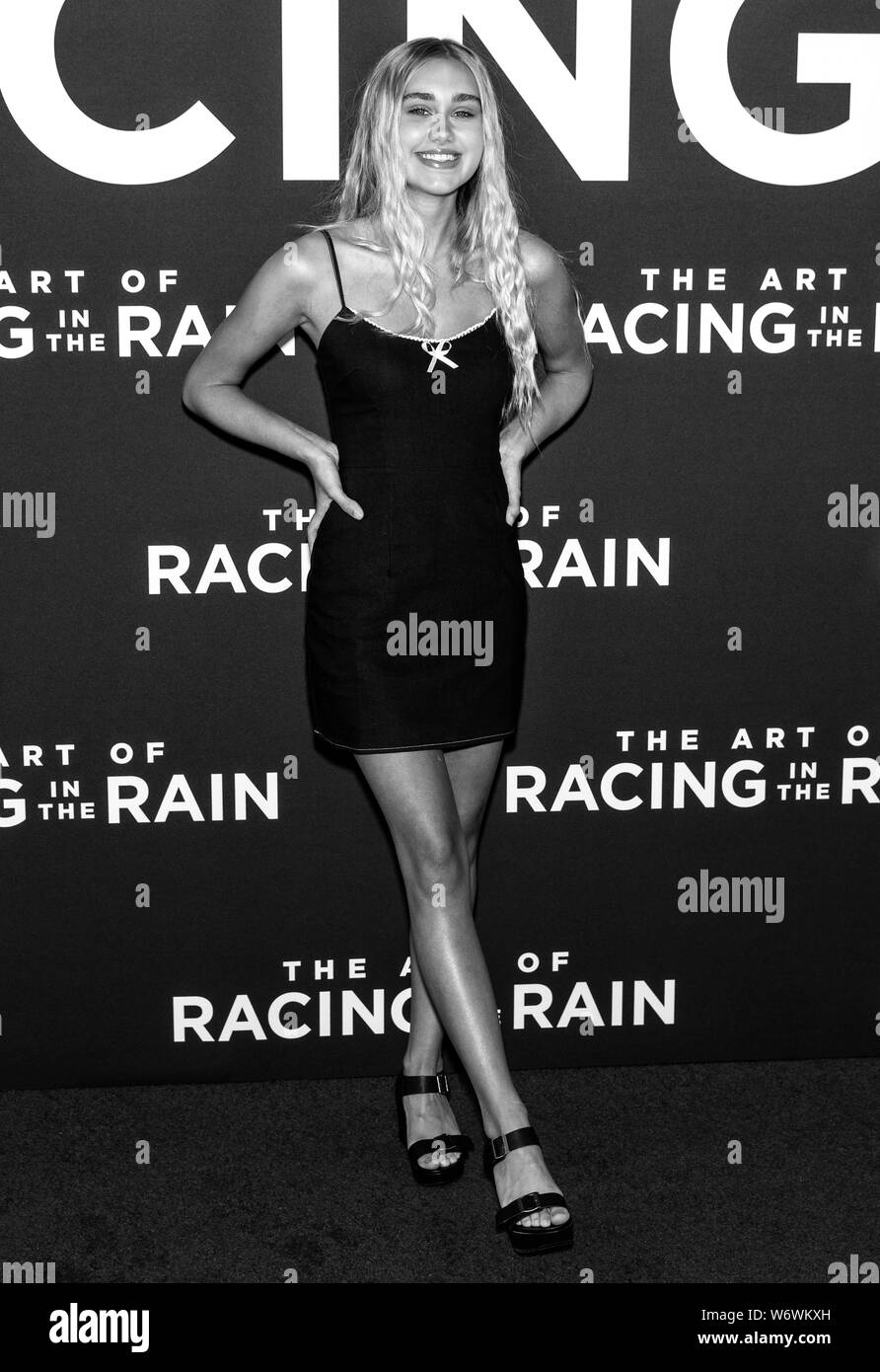 Los Angeles, CA - August 01, 2019: Emily Skinner attends the premiere ...