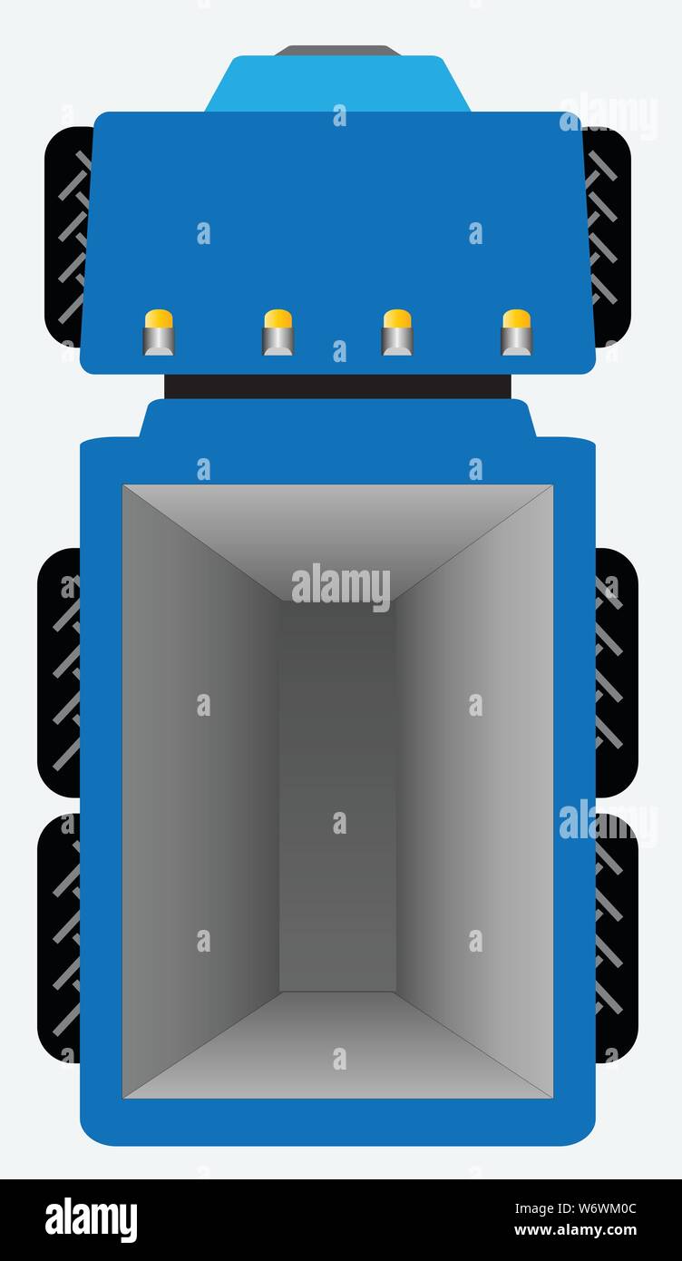 top view Cargo Dump Truck Vector Stock Vector Image & Art - Alamy