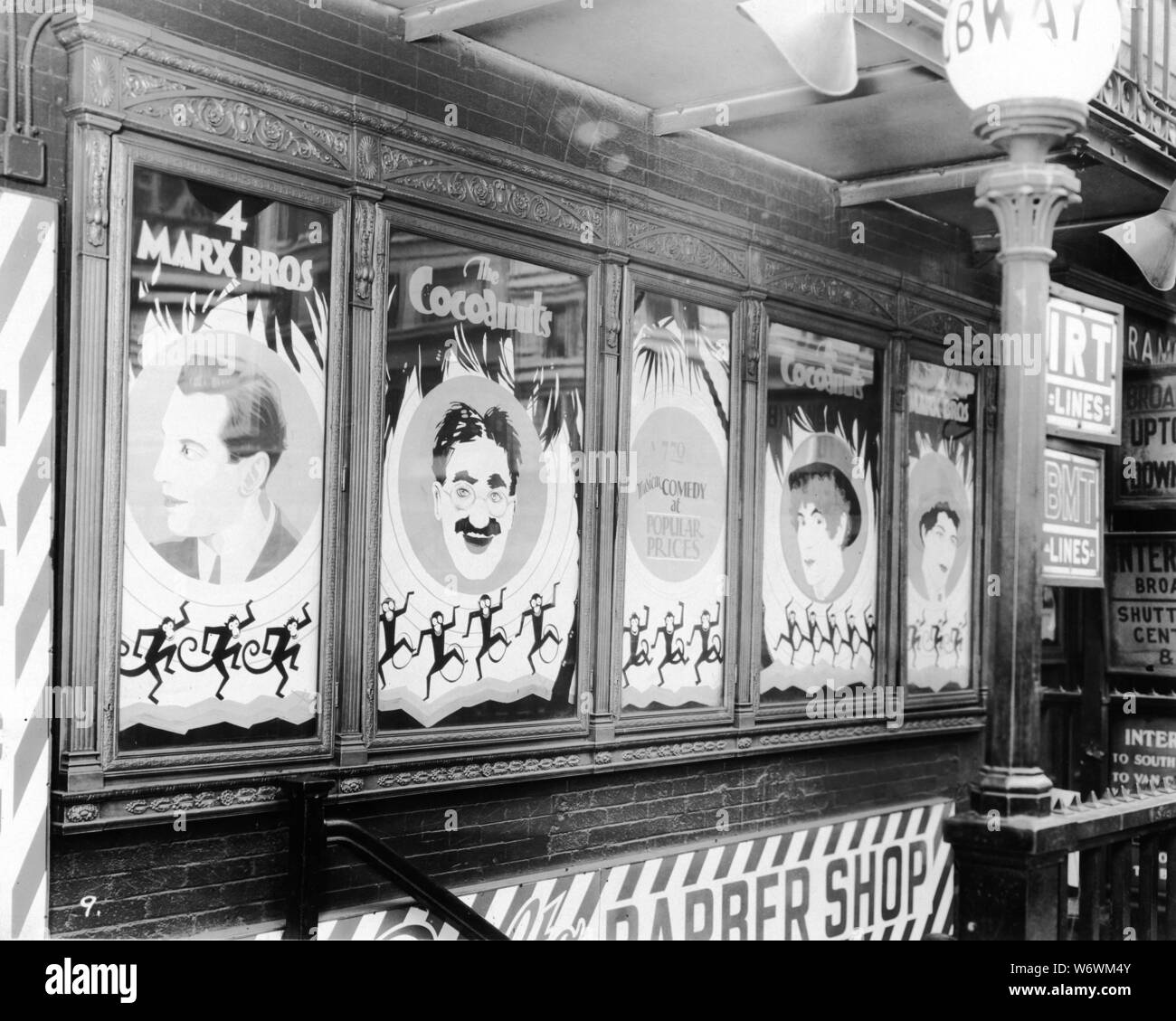THE FOUR MARX BROTHERS in THE COCOANUTS 1929 New York Movie Theatre ...