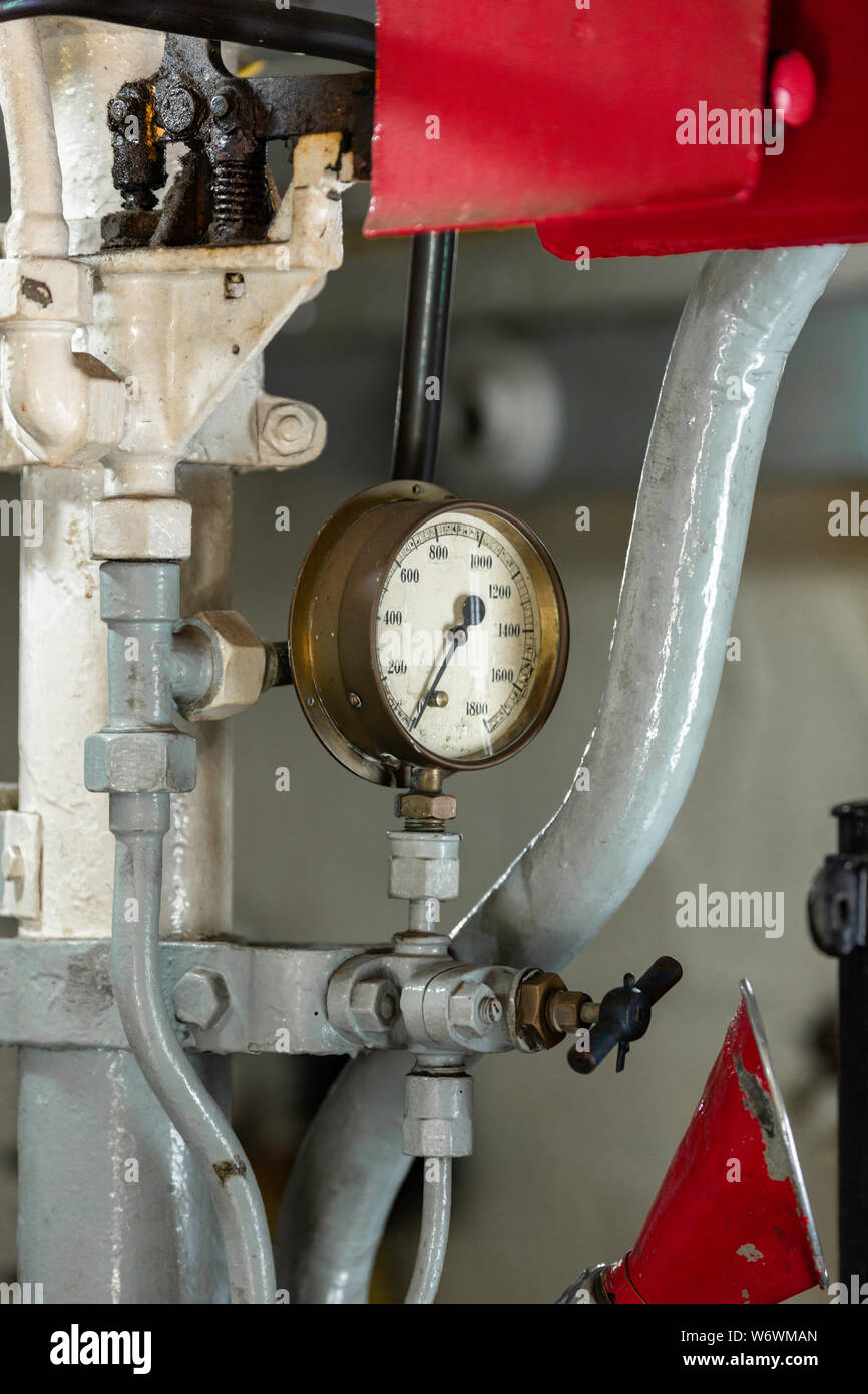 Inside war ship Stock Photo - Alamy