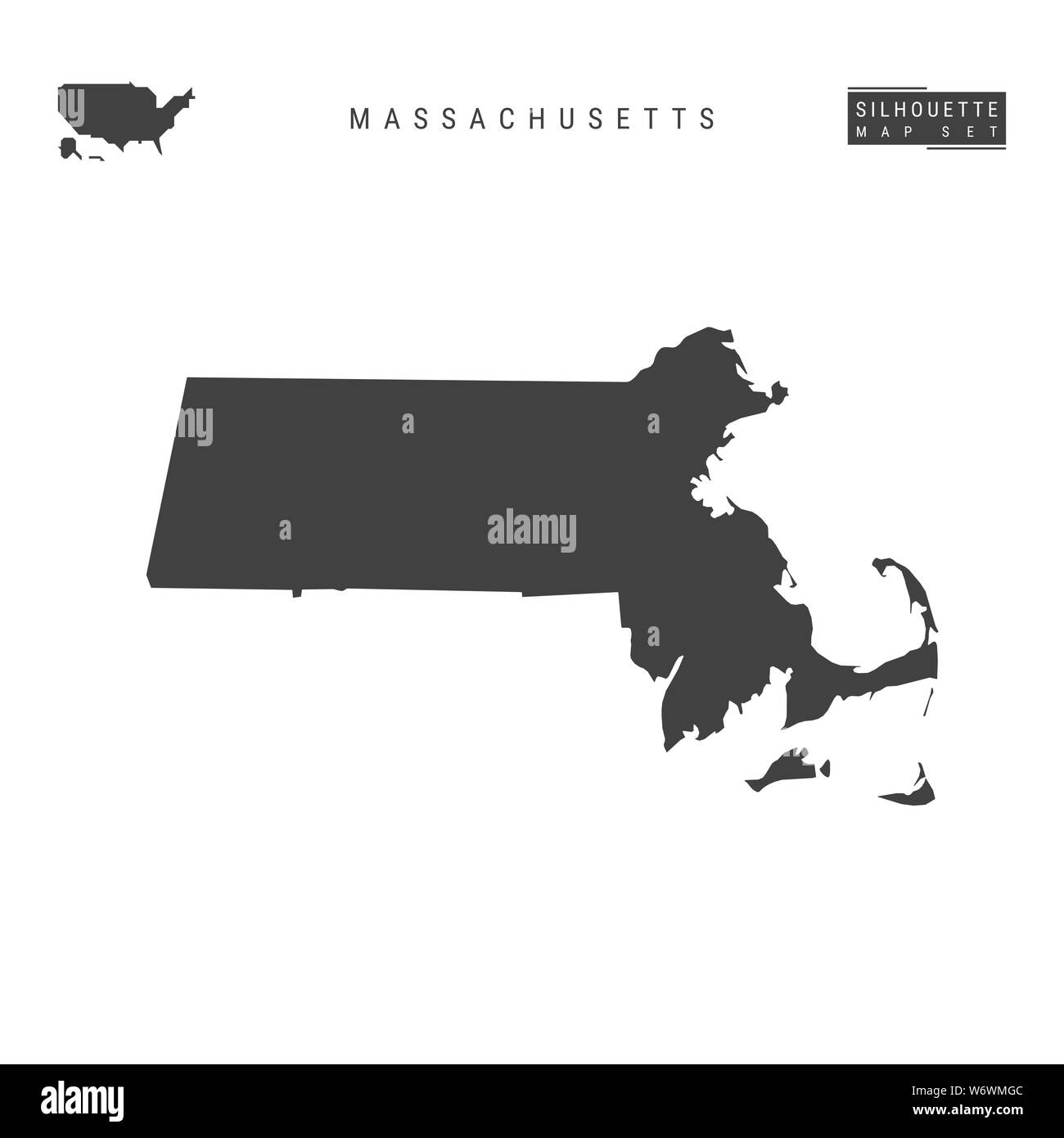 blank map of massachusetts