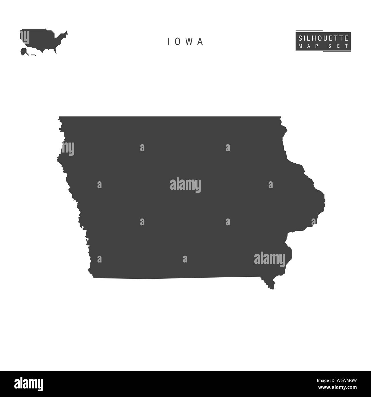 Iowa infographic hi-res stock photography and images - Alamy
