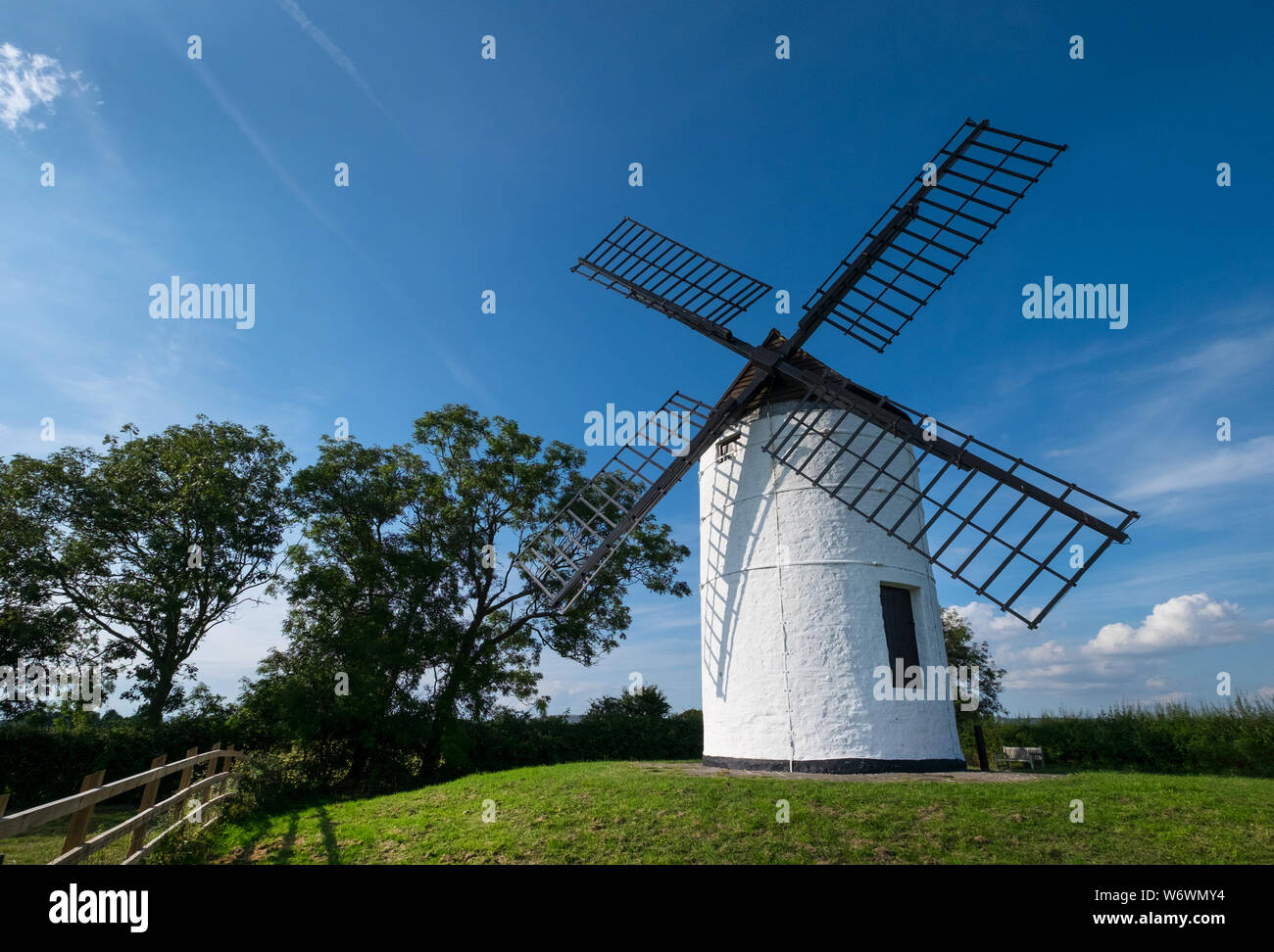 Ashton Windmill at Chapel Allerton, Wedmore, Somerset, UK Stock Photo ...
