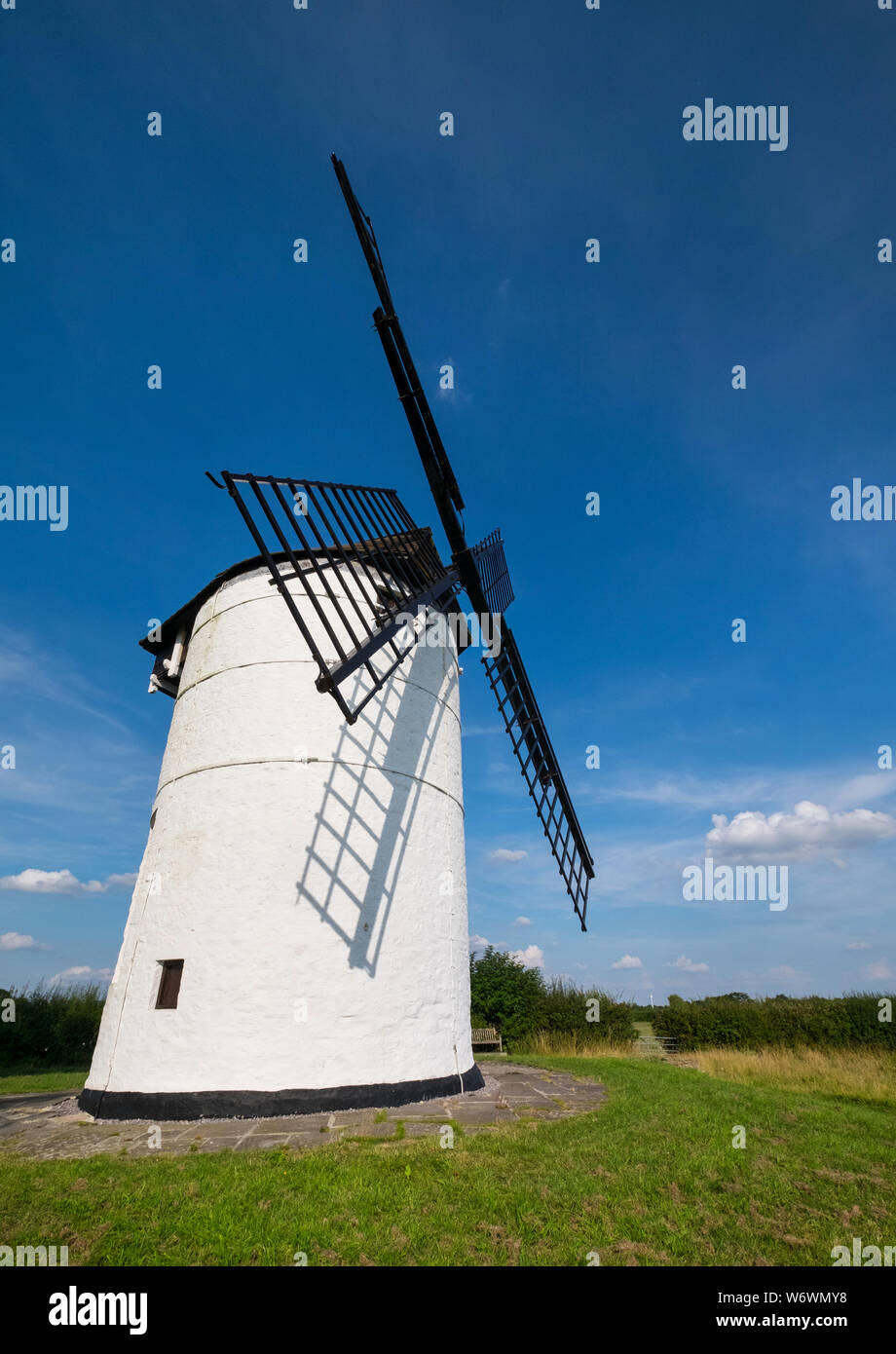 Ashton Windmill at Chapel Allerton, Wedmore, Somerset, UK Stock Photo ...