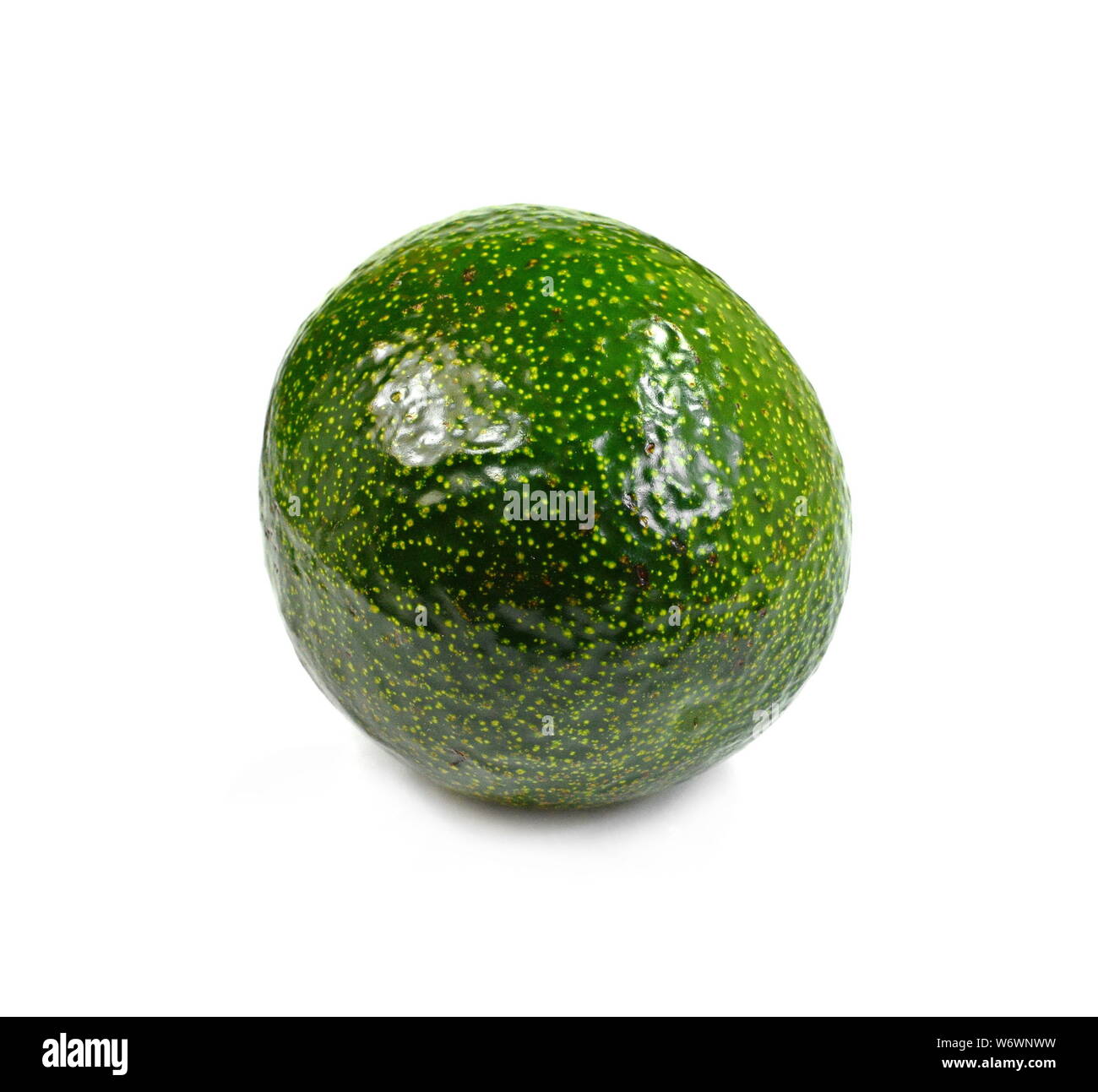 Avocado on white background Stock Photo - Alamy