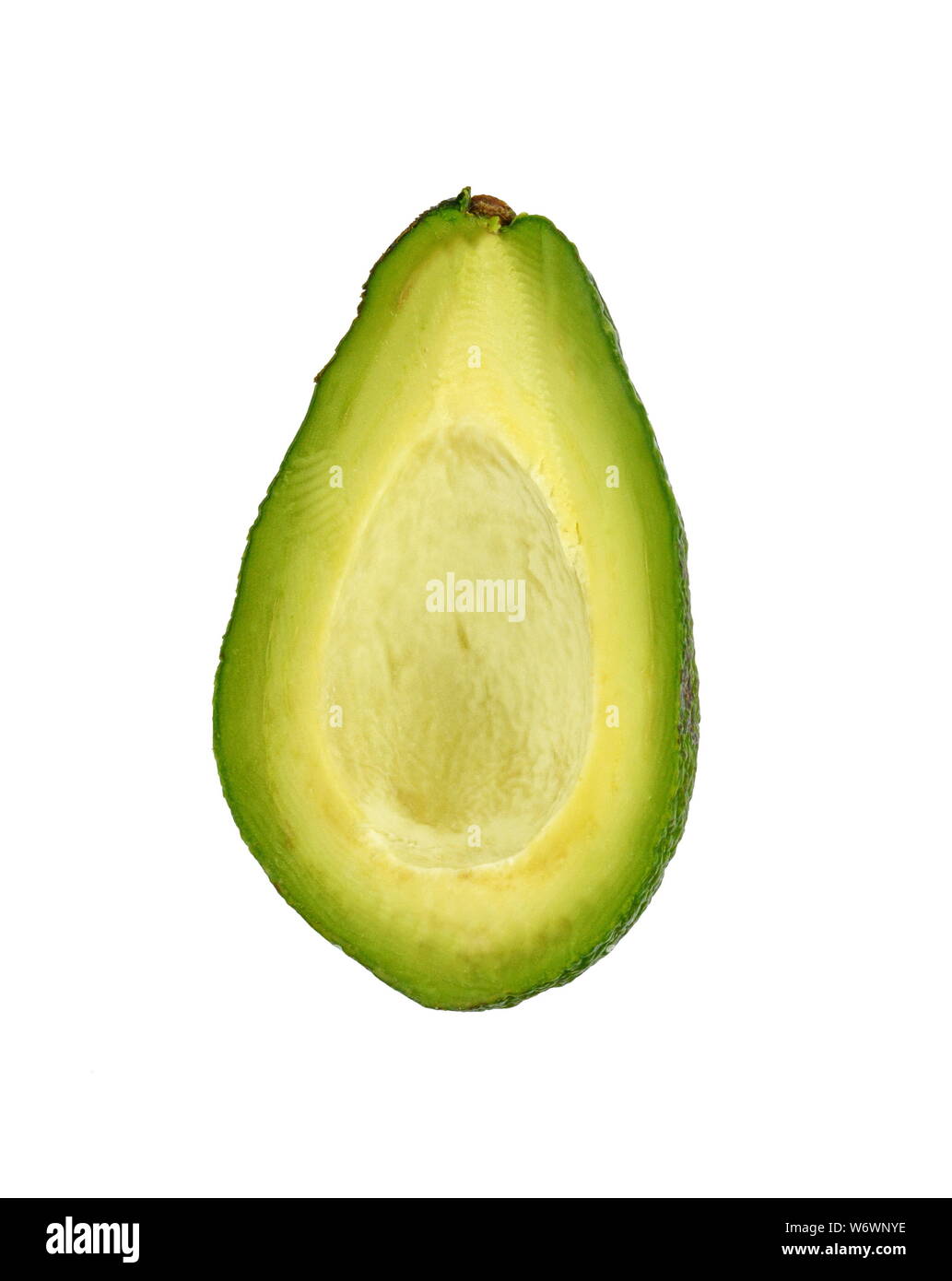 sliced avocado isolated on white background Stock Photo - Alamy