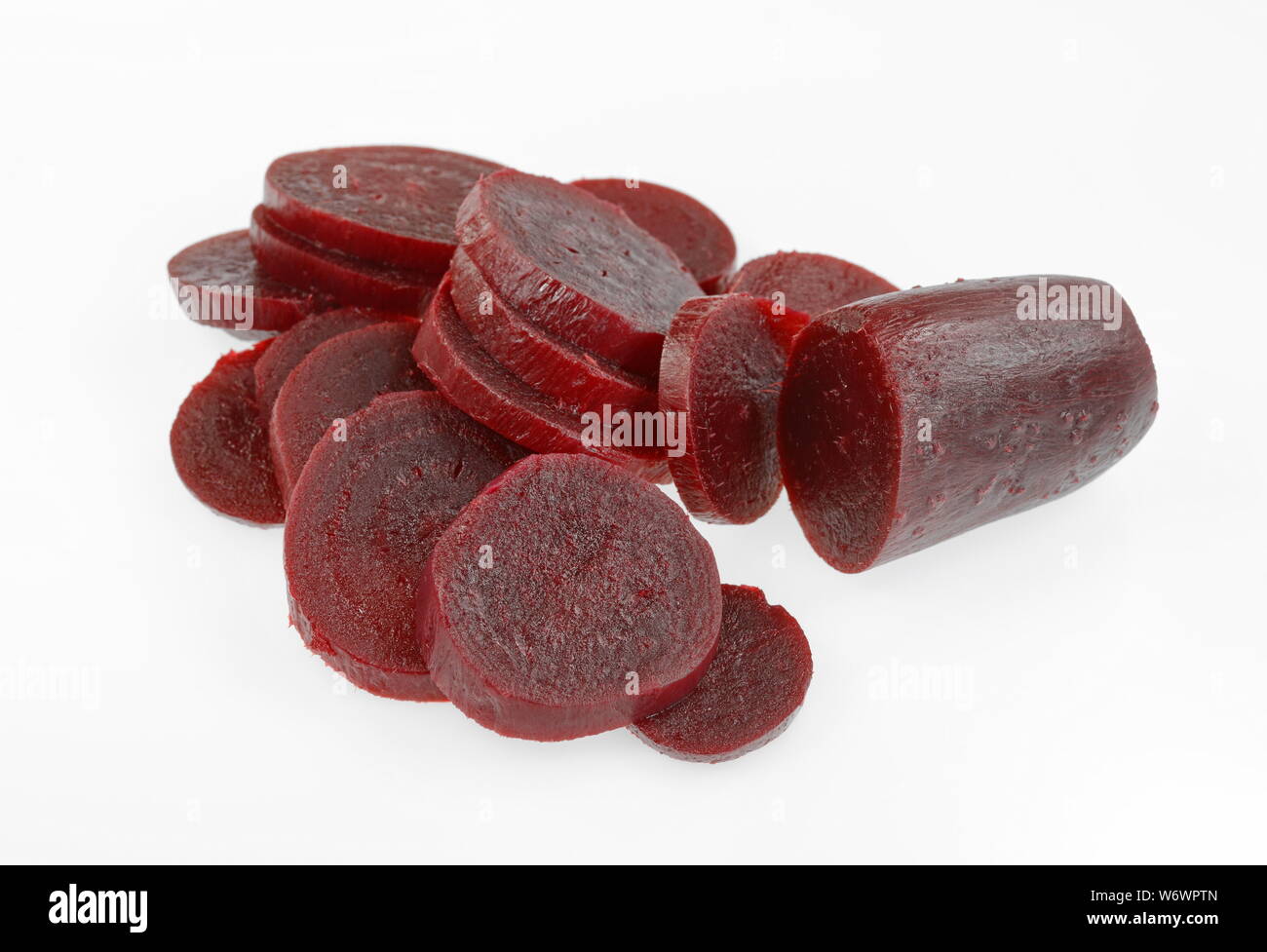 Boiled beetroot slices isolated on white background Stock Photo - Alamy