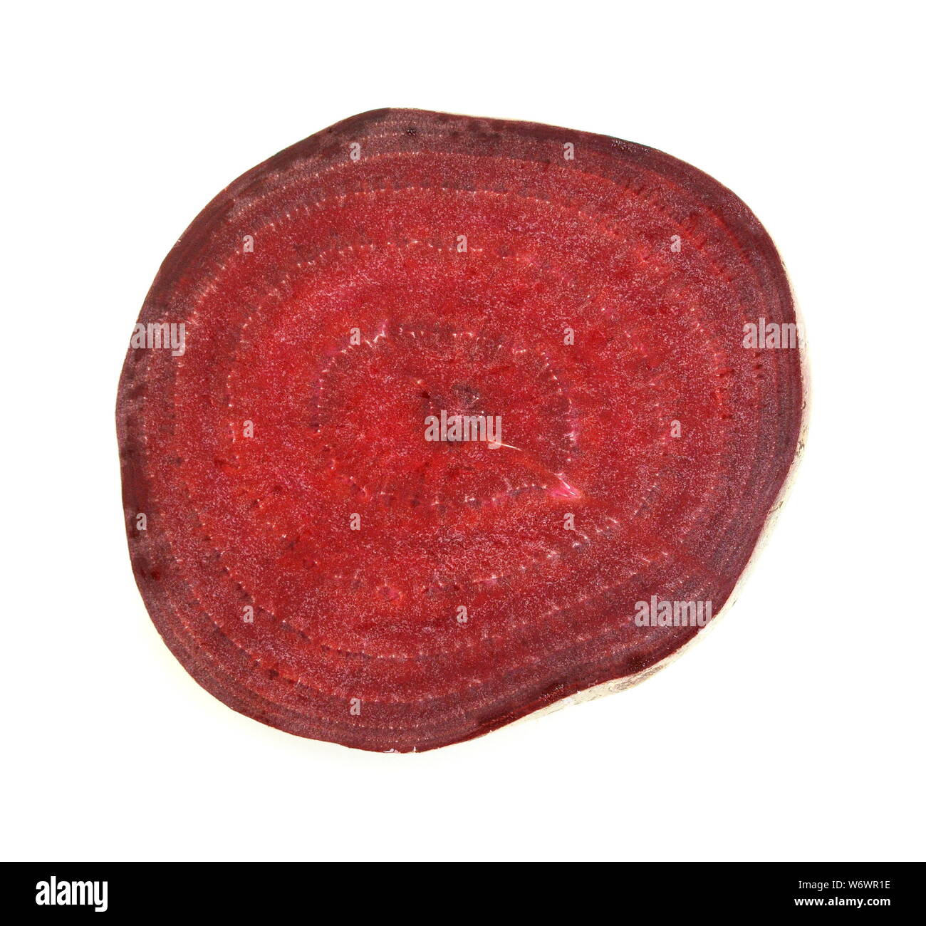 Raw beetroot slices isolated on white background Stock Photo - Alamy